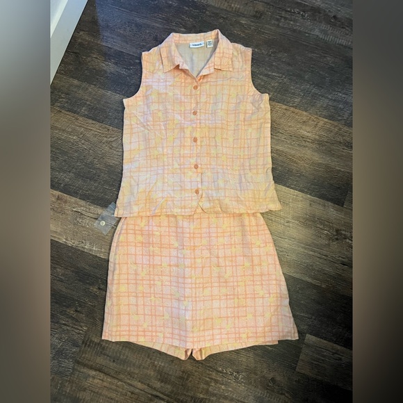 Ashworth | Shorts | Ashwork Plaid Tank Skort Matching Set | Poshmark